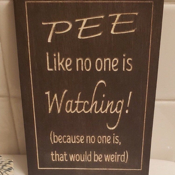 No Peeing Sign - Etsy