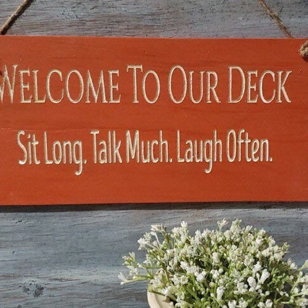 Outdoor Welcome Sign - Etsy