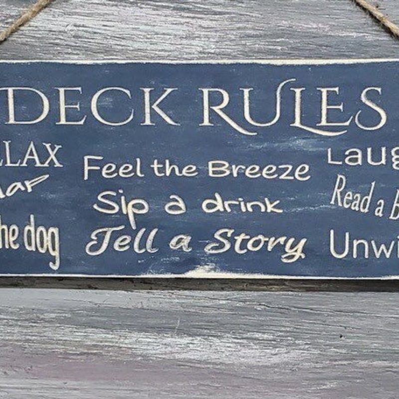 Deck Signs - Etsy