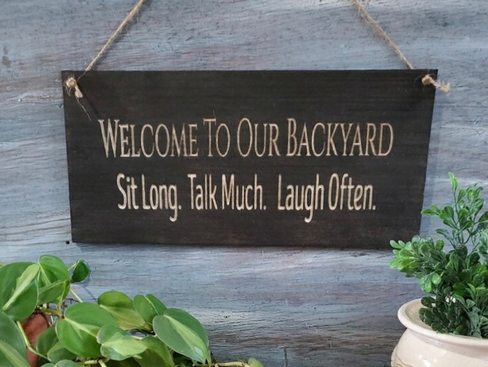 Custom Outdoor Indoor Hanging Signs Multiple Colors Available | Etsy