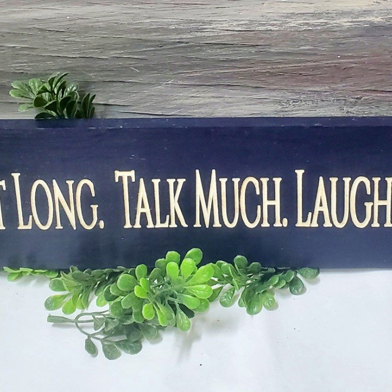 Laugh Often Sign - Etsy