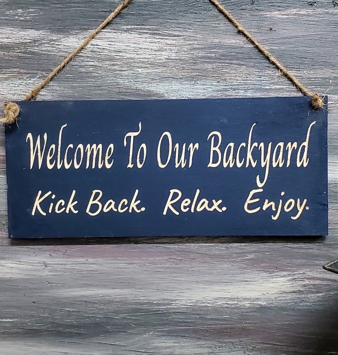 Personalized Carved Wood Hanging Sign | Custom Sign Outdoor ...