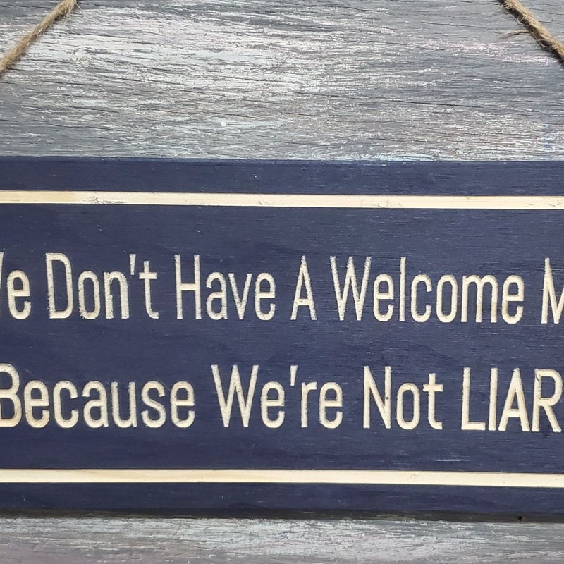 Funny Welcome Sign - Etsy