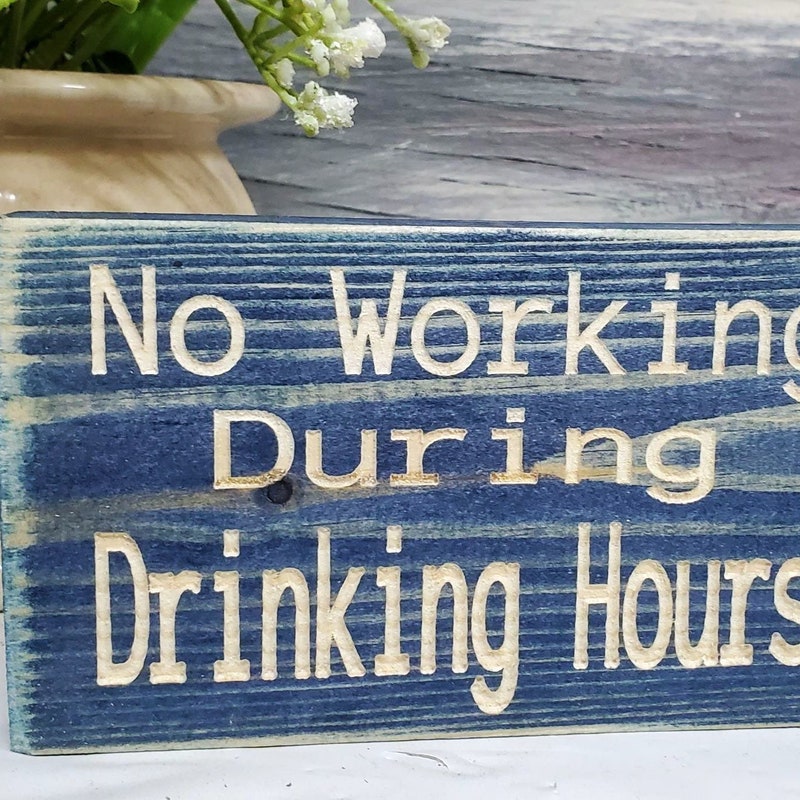 Funny Drinking Sign - Etsy