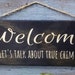Custom Welcome Sign Personalized Welcome Sign Custom Business Welcome ...