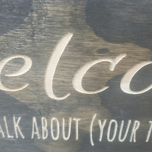 Custom Welcome Sign | Personalized Welcome Sign | Custom Business ...
