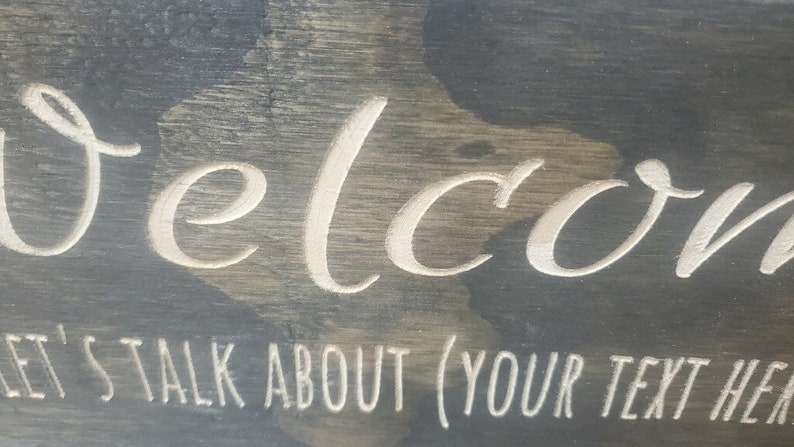Custom Welcome Sign | Personalized Welcome Sign | Custom Business ...