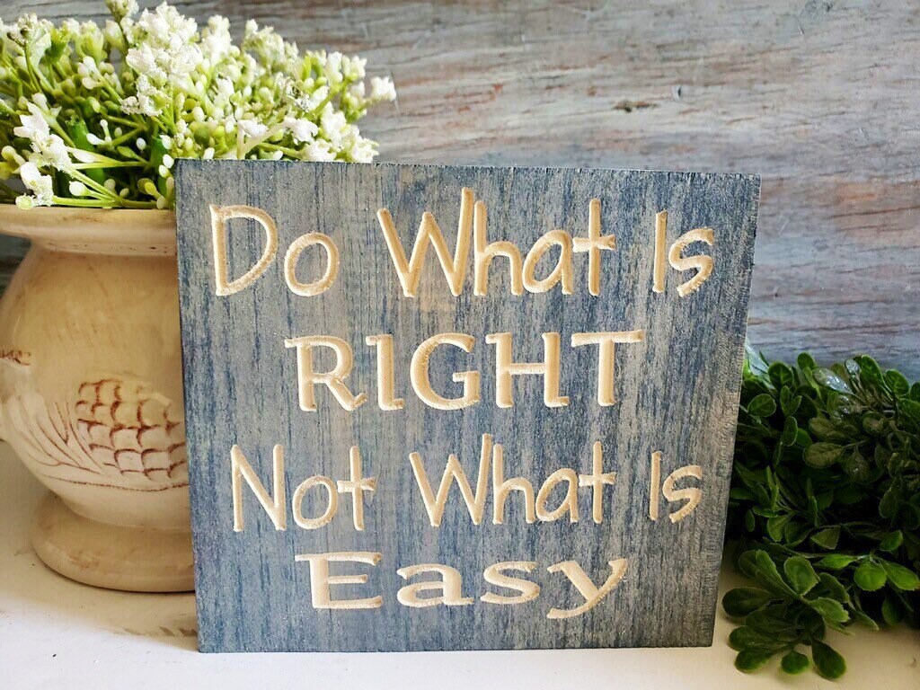 Personalized Wood Shelf Sitter | Custom Engraved Wooden Block Sign - Etsy