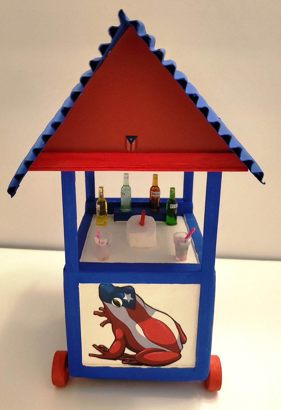 Puerto Rico Piragua Cart Decoration - Etsy