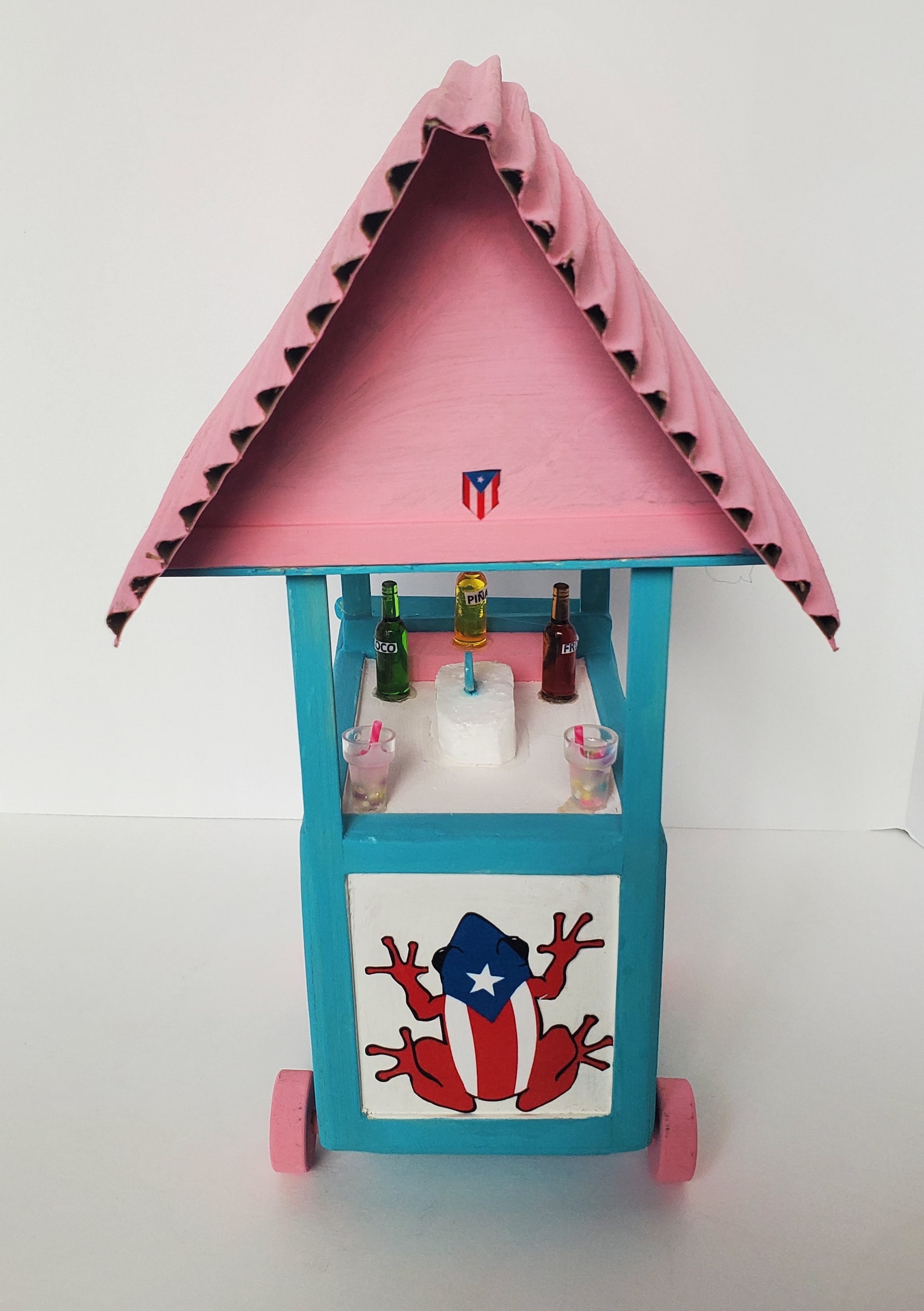 Puerto Rico Piragua Cart Decoration - Etsy