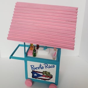 Puerto Rico Piragua Cart Decoration - Etsy