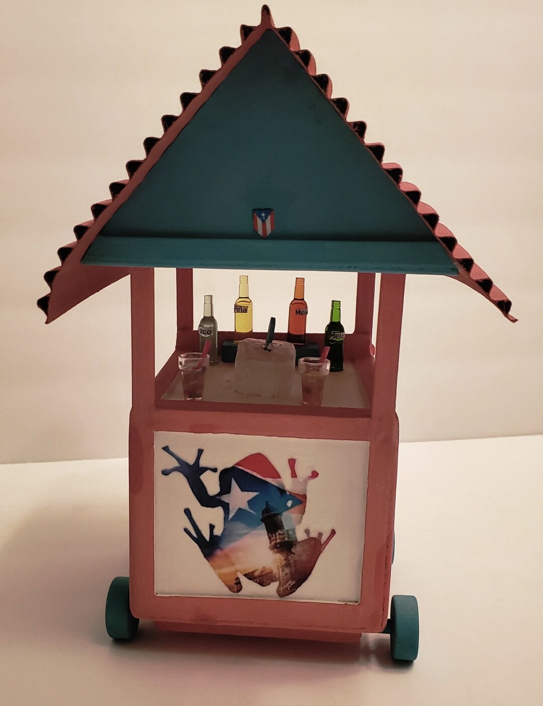 Puerto Rico Piragua Cart Decoration - Etsy