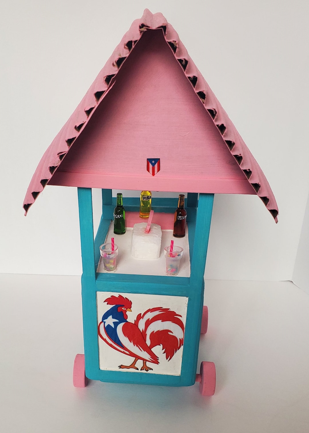 Puerto Rico Piragua Cart Decoration - Etsy