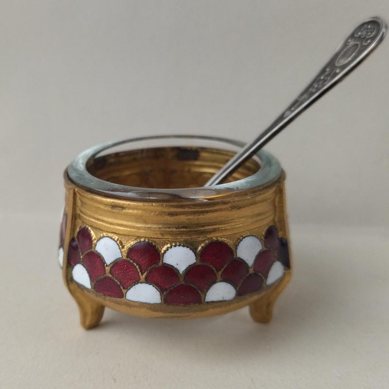 Brass Salt Spoon - Etsy