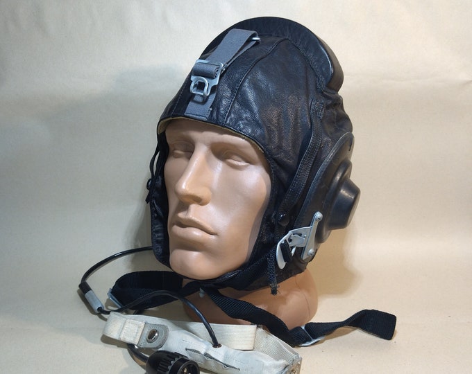Soviet Pilot Helmet Shl-82, Flight Helmet SHL-82, Soviet Military ...