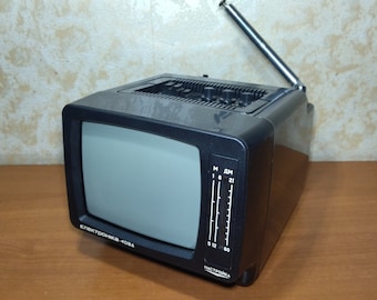 Cccp 1980s Not Working Vintage Soviet Mini TV Space Age Design ...