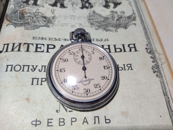Vintage stopwatch soviet - Gem