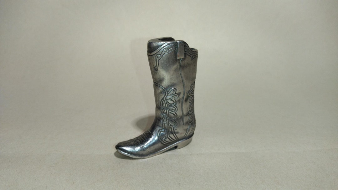 Vintage Cowboy Boot Lighter Case From 90s, Lighter Case, Cowboy Case ...