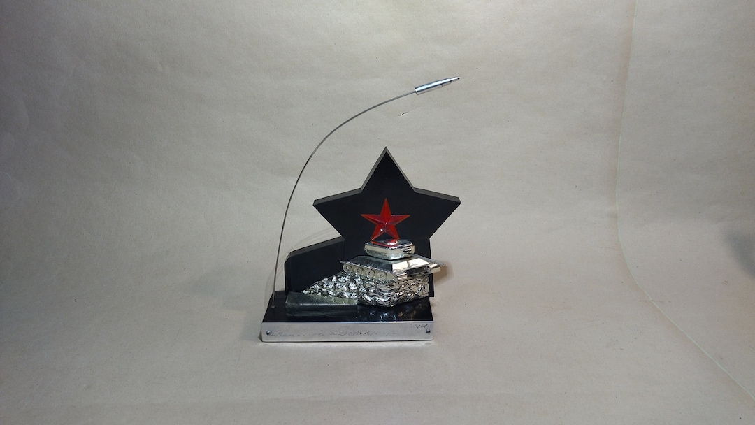 Souvenir Tank T-34, Soviet Tank, Gift for Veteran, Desk Tank, Table ...