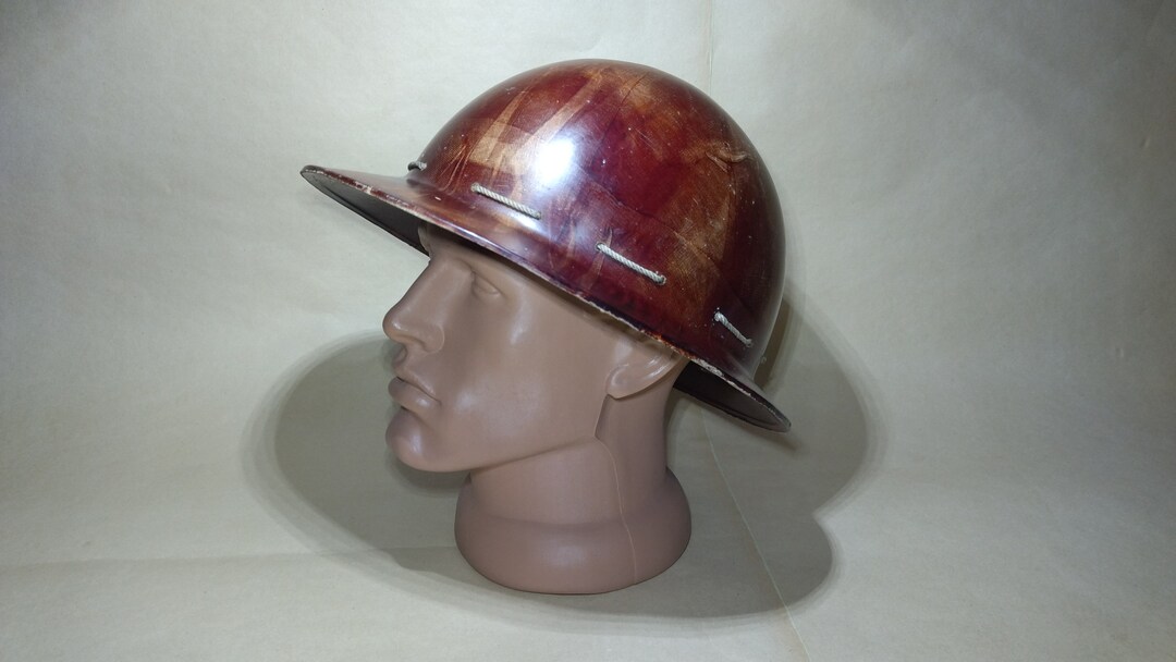 Rare Soviet Miner Helmet, Fiberglass Helmet, Steelworker Helmet ...