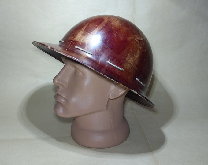 Rare Soviet Miner Helmet, Fiberglass Helmet, Steelworker Helmet ...