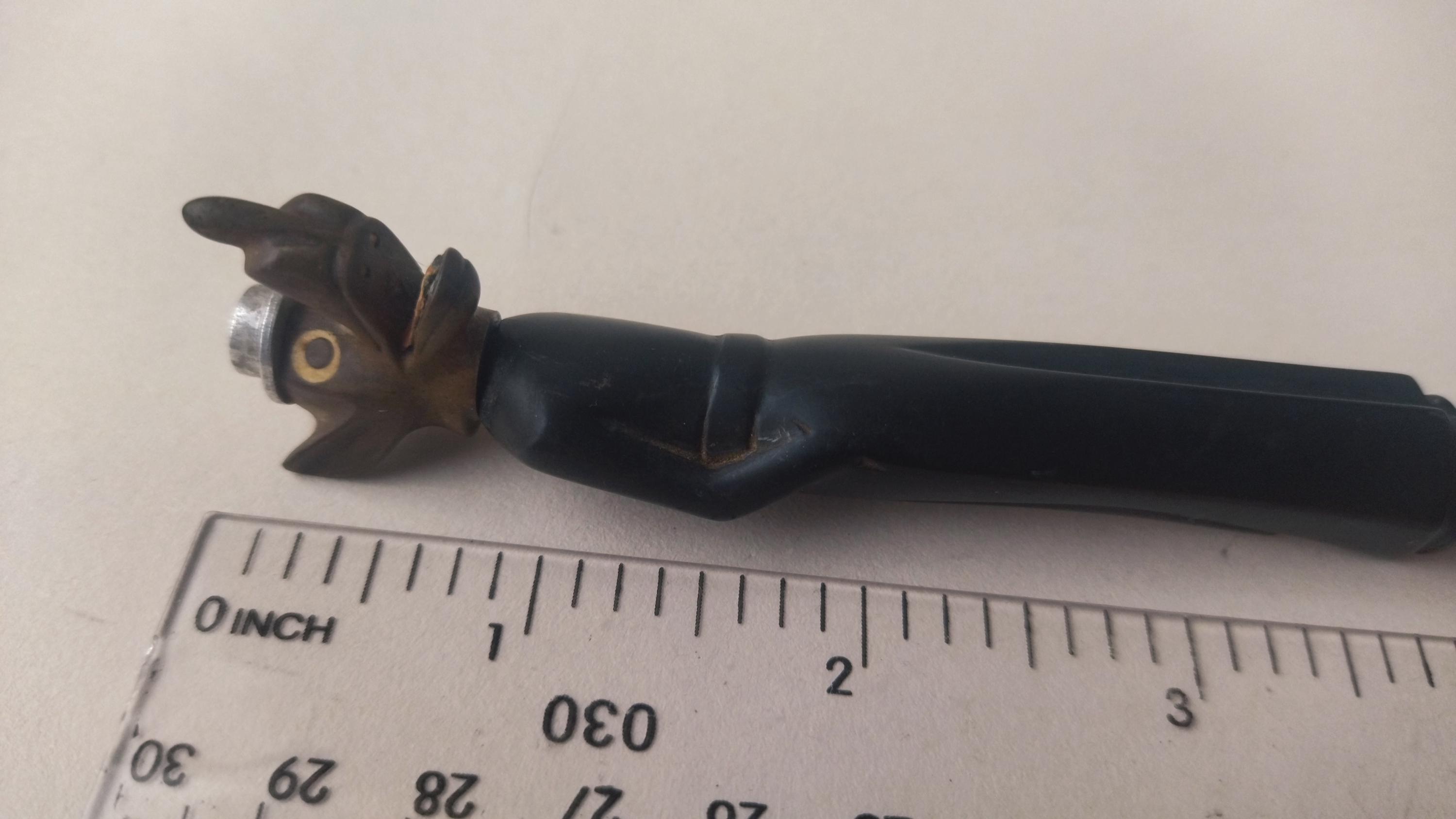 Soviet Handmade Pen Wolf in a Hat, Wolf Figurine Pen , Handmade Soviet ...