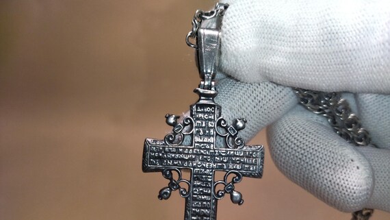 Very Great Orthodox cross and chain, large orthodox c… - Gem