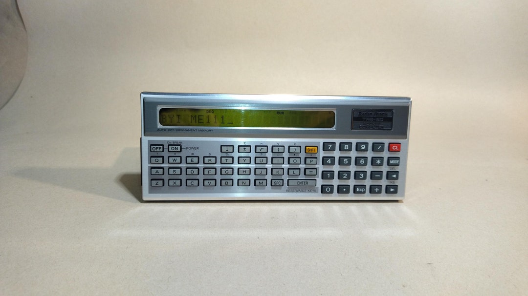 Vintage Radio Shack TRS-80 Pocket Computer, Old Computer, Vintage Pc ...