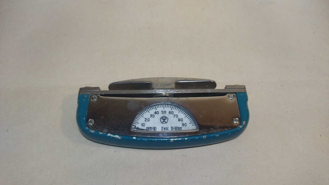 Rare Soviet Hand Dynamometer 90 Kg ,soviet Manual Dynamometer,handheld ...