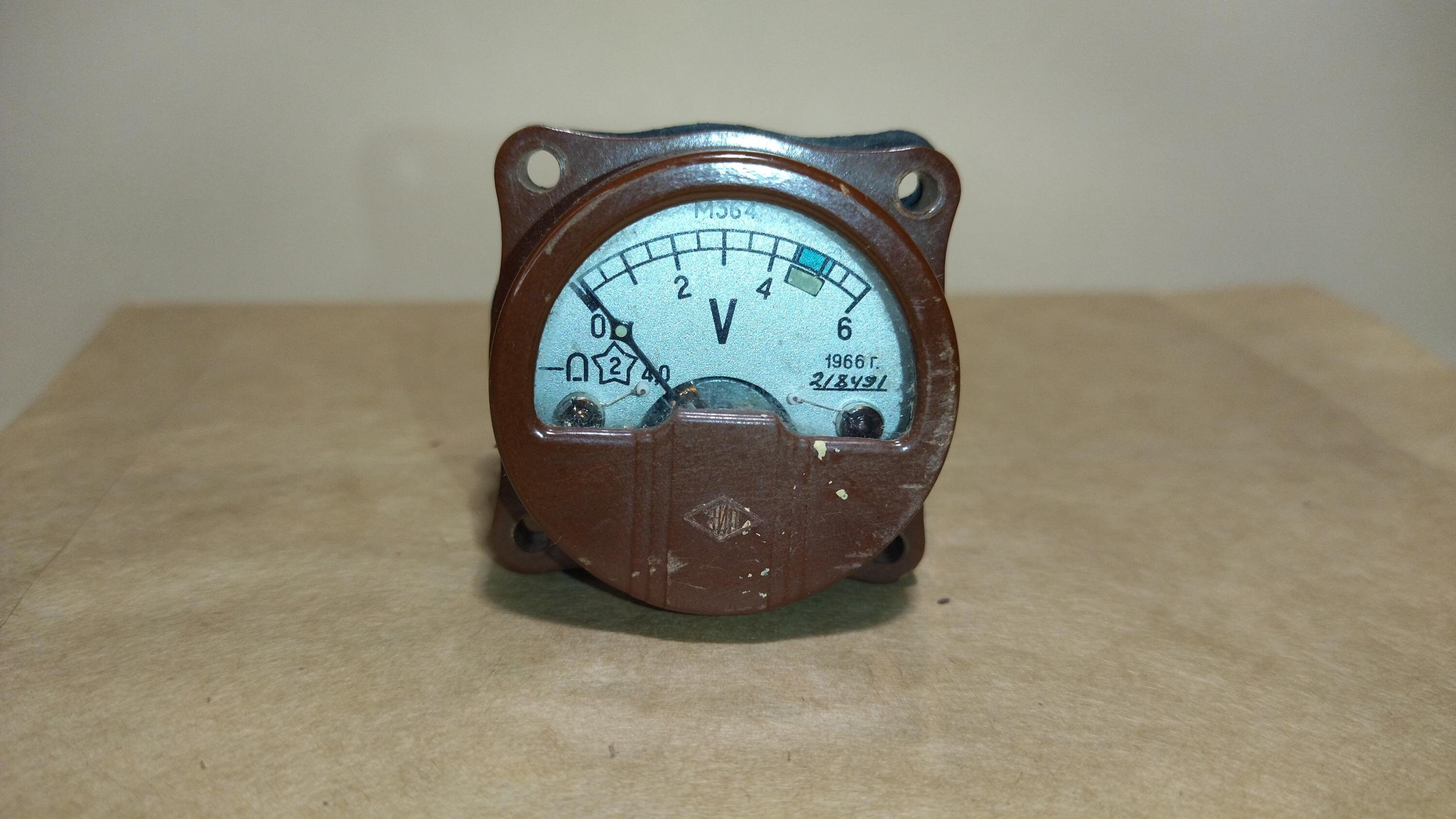 Vintage Analog Voltmeter, Soviet Voltmeter, Steampunk Voltmeter ...