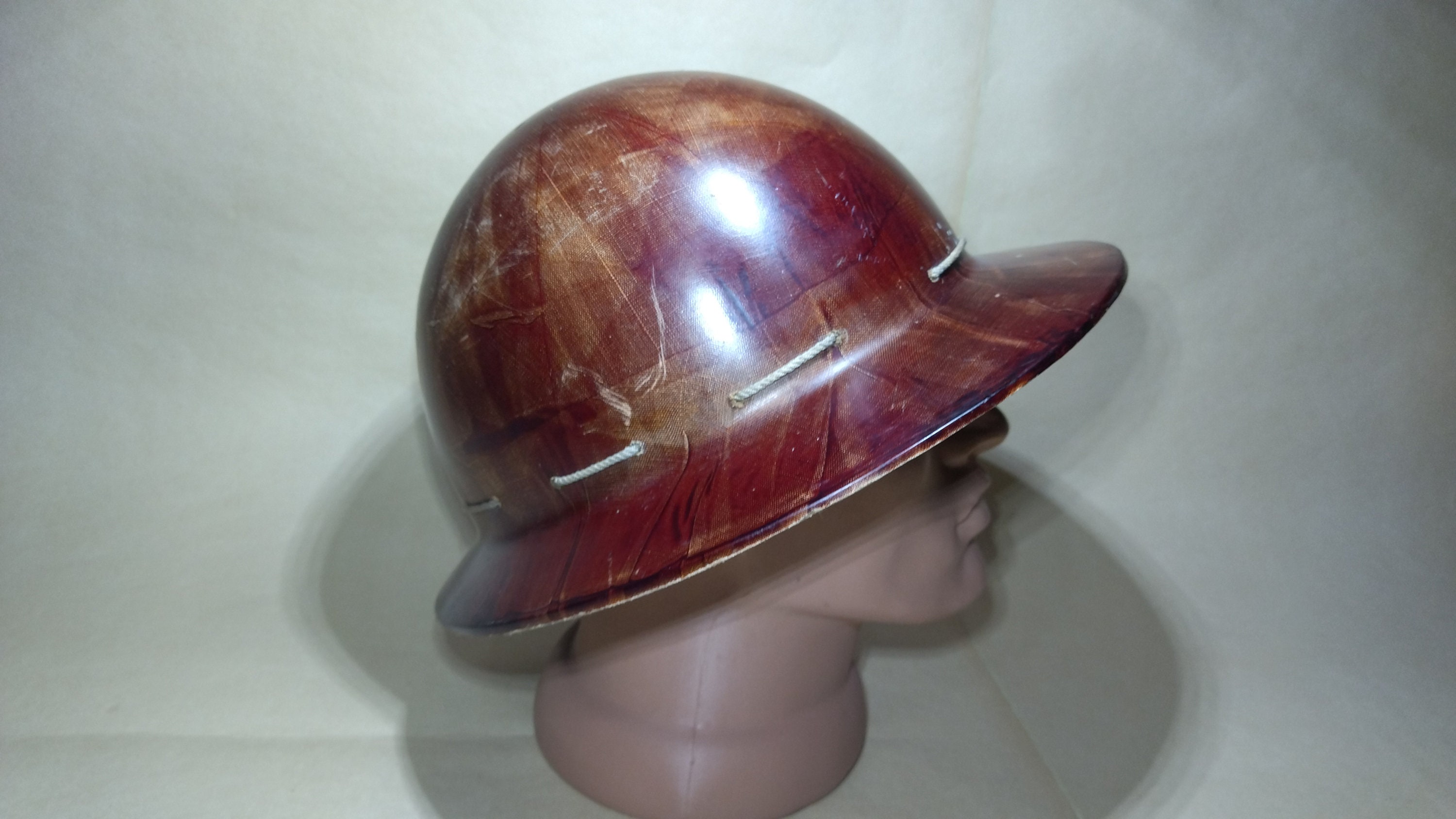 Rare Soviet Miner Helmet, Fiberglass Helmet, Steelworker Helmet ...