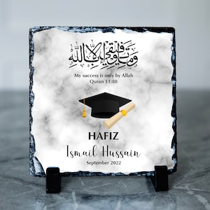 Personalised Rock Slate Frame for Quran Completion| Hafiz Gift | Hifz ...