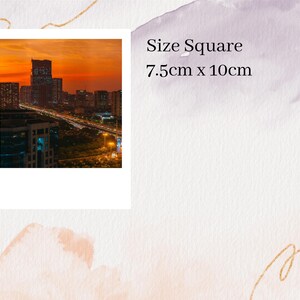 Personalised Polaroid-style Square Prints – 7.5cm X 10cm, Custom ...