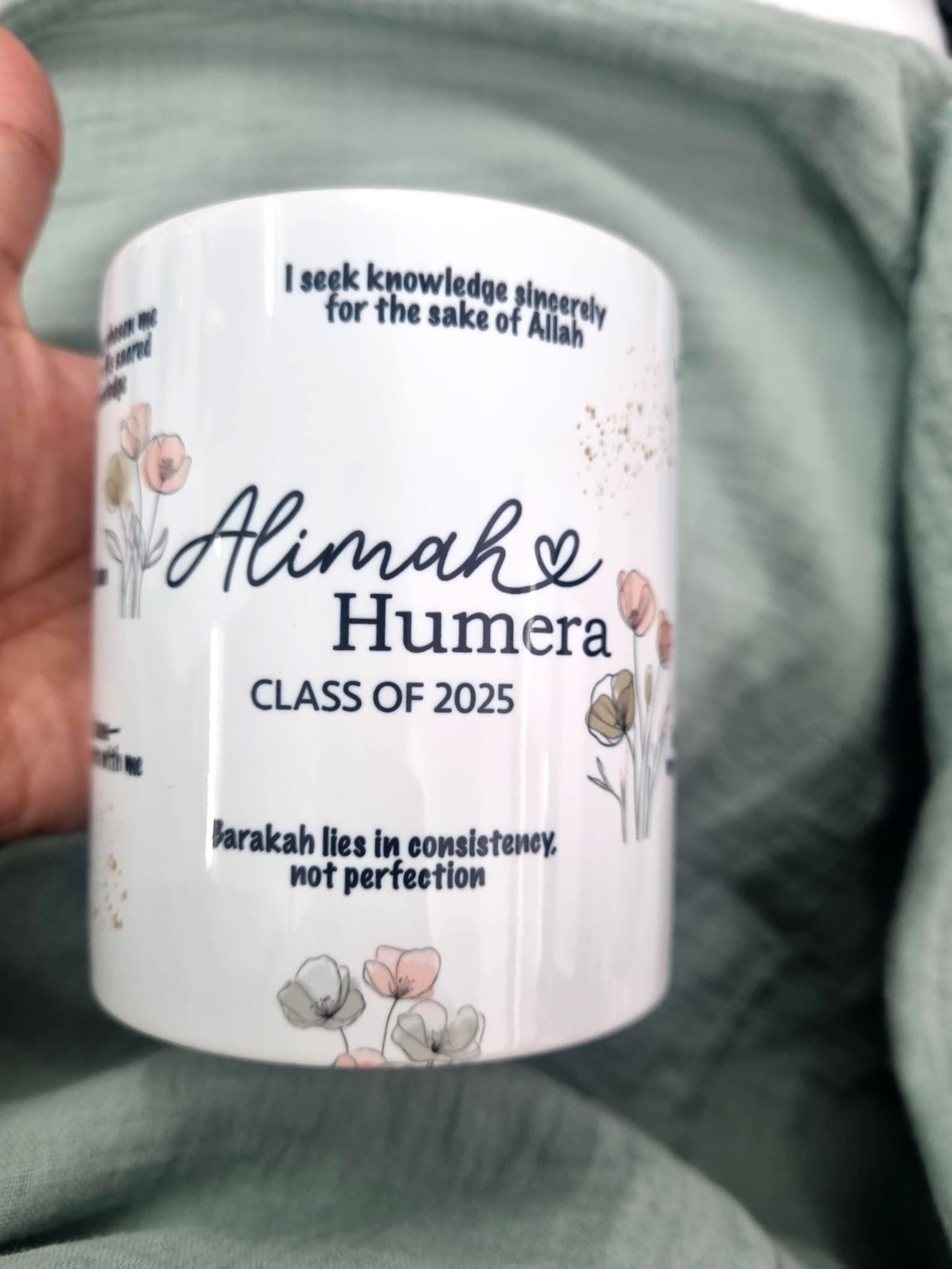 Personalised Alimah Mug – Custom Islamic Gift With Name | Muslim ...