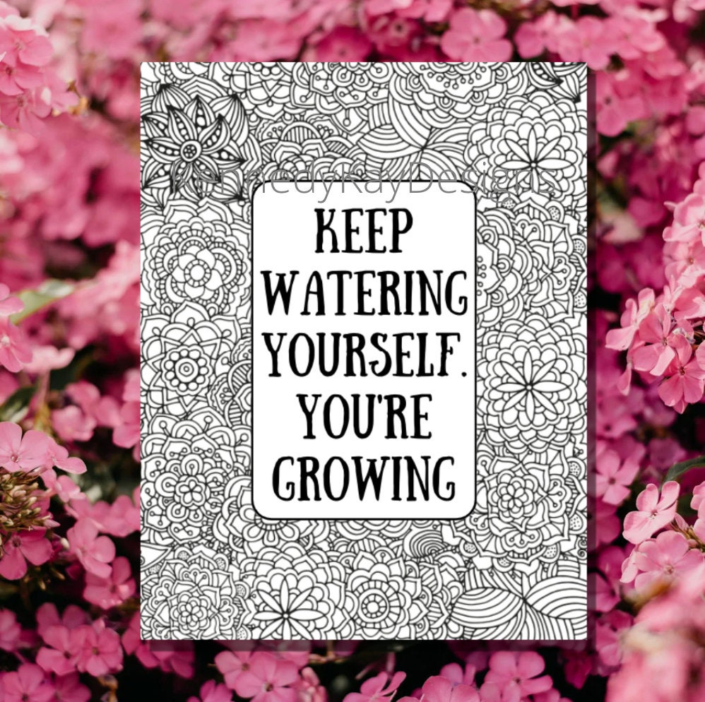 Kindness Quotes Coloring Book | 10 Pages | Instant Download | Printable ...