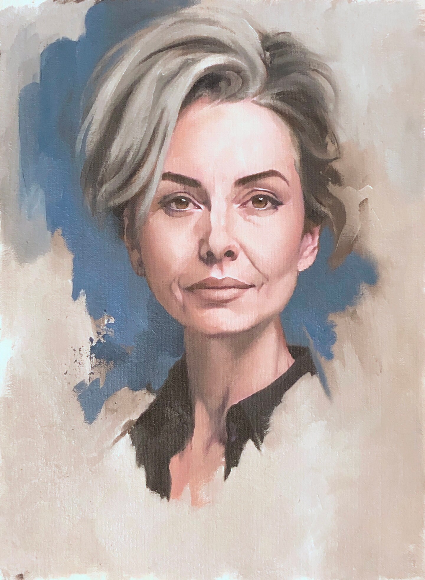 Oil Portrait Commission, Portrait From Photo, Oil Portrait - Etsy