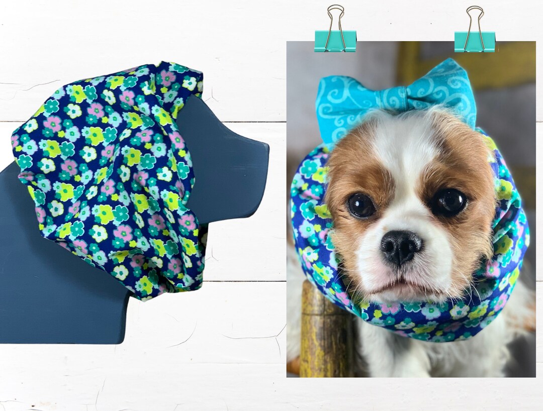 Adjustable Dog Snood: Protect Ears While Eating/walking, Show Dogs ...