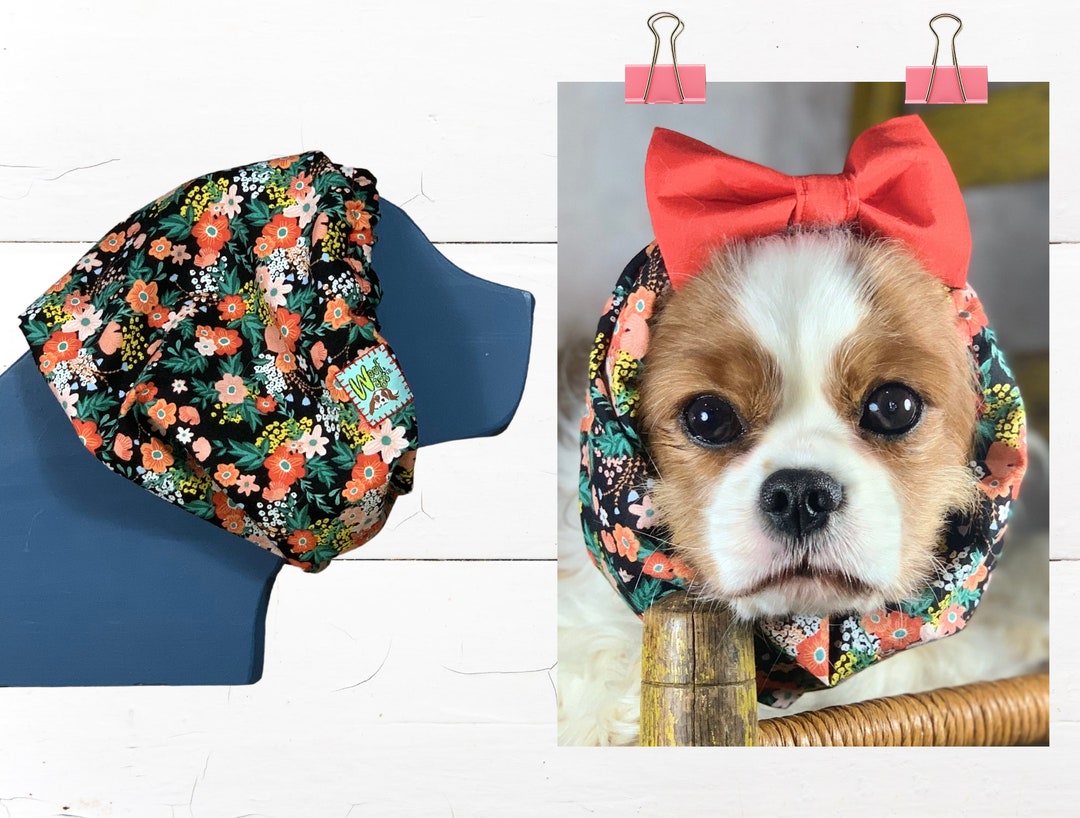 Adjustable Dog Snood: Protect Ears While Eating/walking, Show Dogs ...
