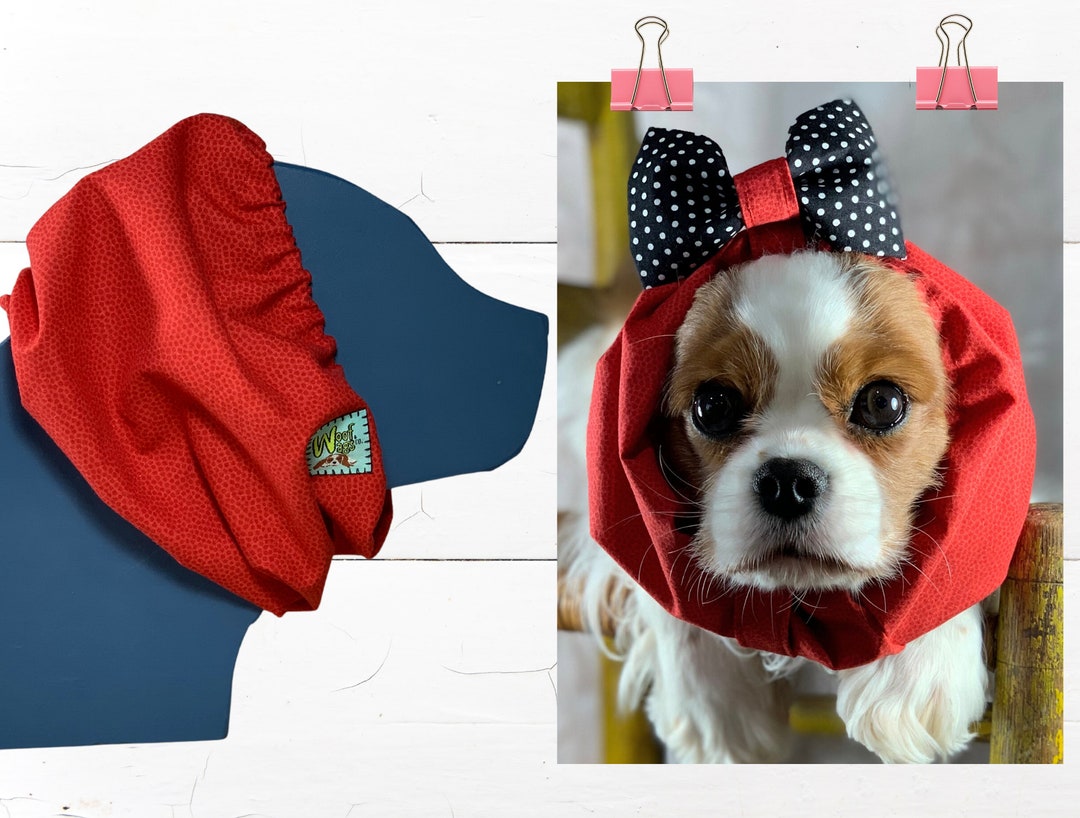 Adjustable Dog Snood: Protect Ears While Eating/walking, Show Dogs ...