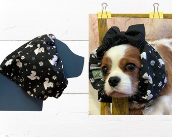 Adjustable Dog Snood: Protect Ears While Eating/walking, Show Dogs ...