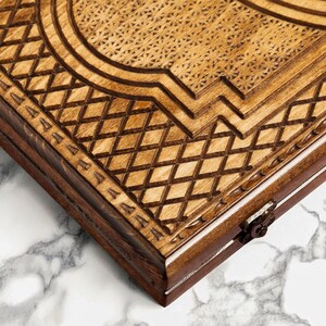 Backgammon Set With Carved Tree, Presonalized Backgammon Set - Etsy