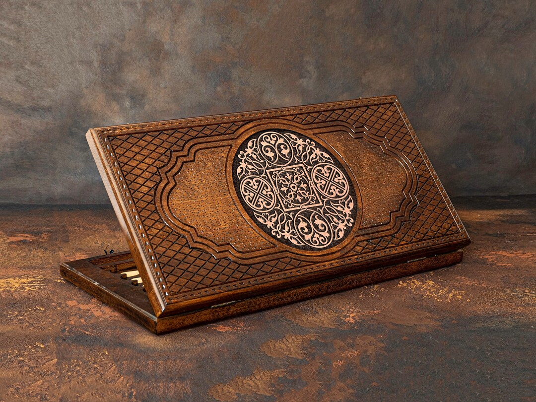 Personalized Backgammon Set, Beautiful Wooden Handmade Backgammon ...