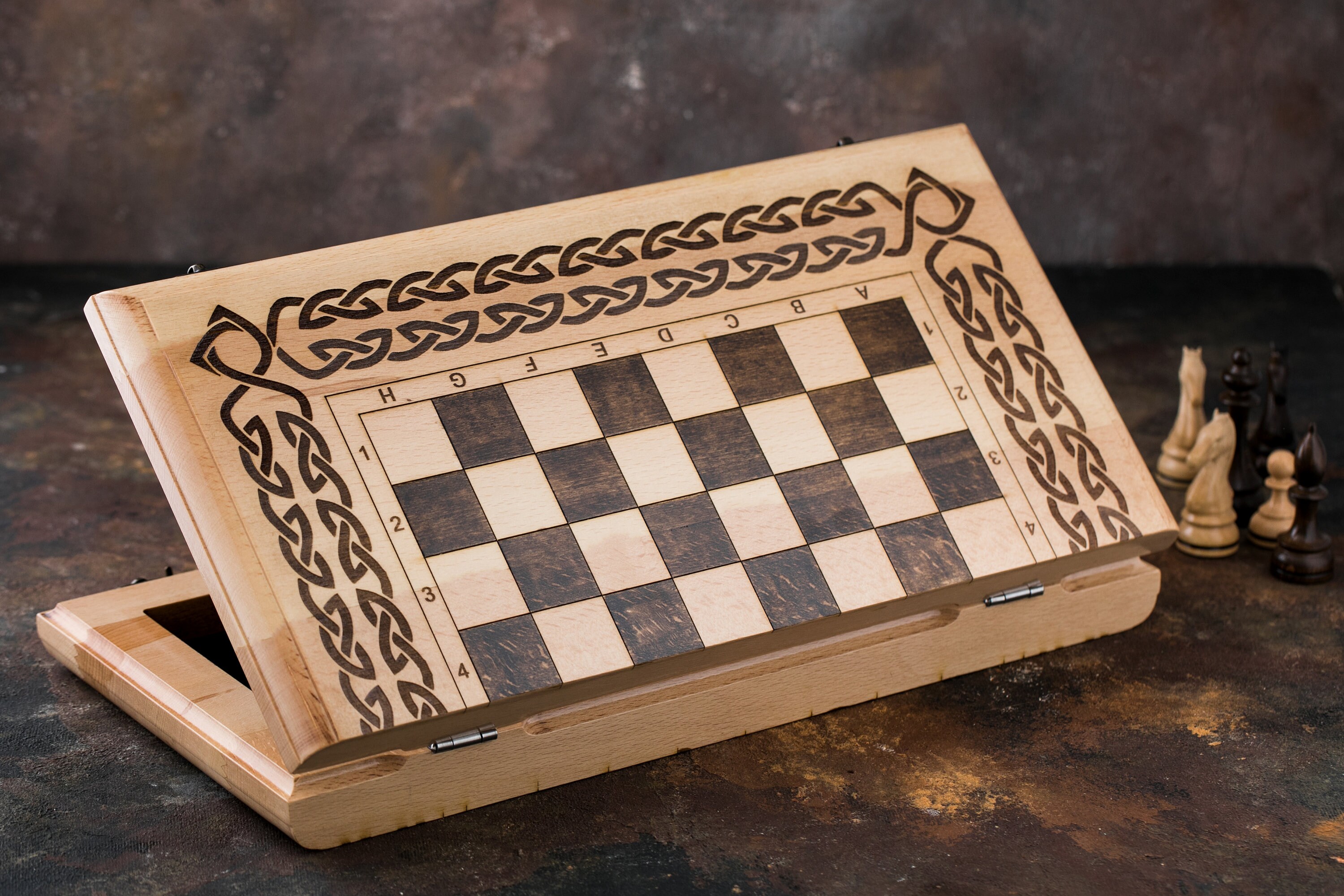 Chess Sets With Board White Chess set Personalized Chess | Etsy