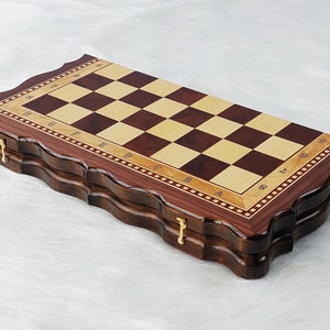 Handmade Wooden Chess Set, Unique Chess Board, Personalized Chess - Etsy