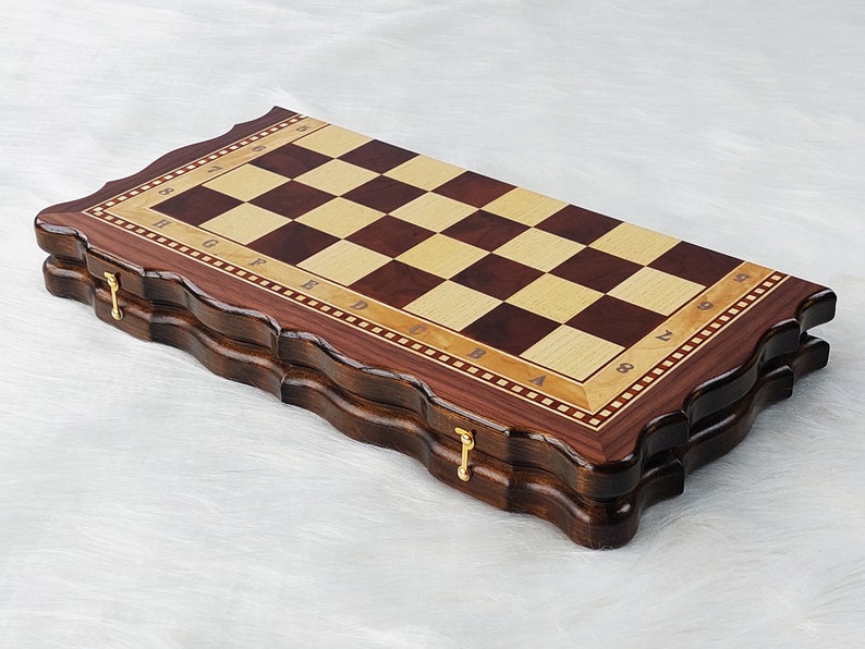 Handmade Wooden Chess Set Unique Chess Board Personalized - Etsy