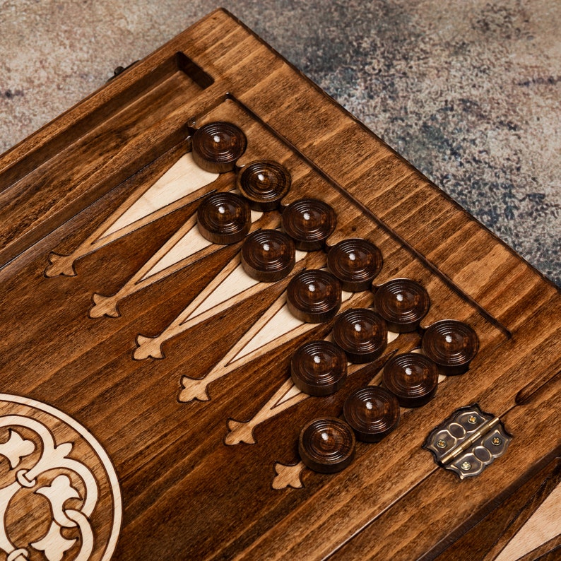 Backgammon Set, Beautiful Wooden Backgammon, Unique Backgammon ...