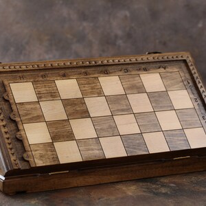 Beautiful Wooden Chess Set, High Quality Chess Pieces, Personalized ...