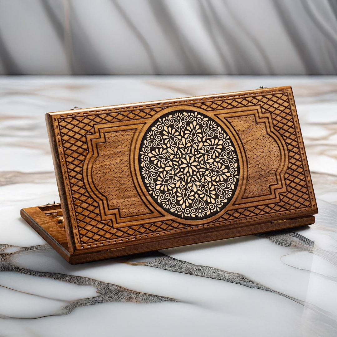 Handmade Backgammon Set With Intricate Engraving – Unique & Beautifully ...