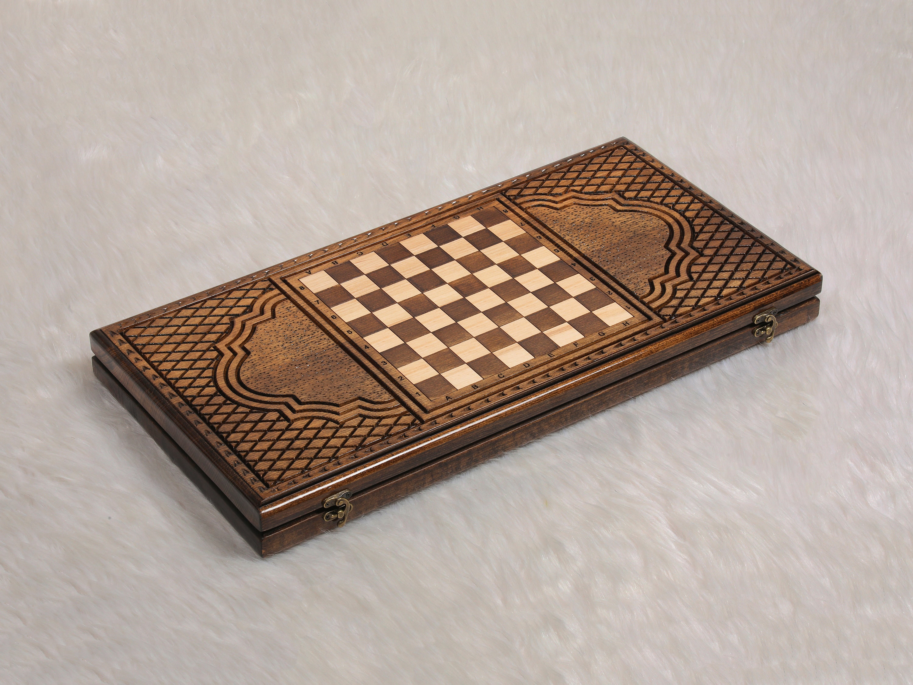 Handmade Wooden Backgammon Set Personalized Backgammon Game - Etsy