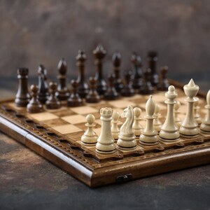 Beautiful Wooden Chess Set, High Quality Chess Pieces, Personalized ...
